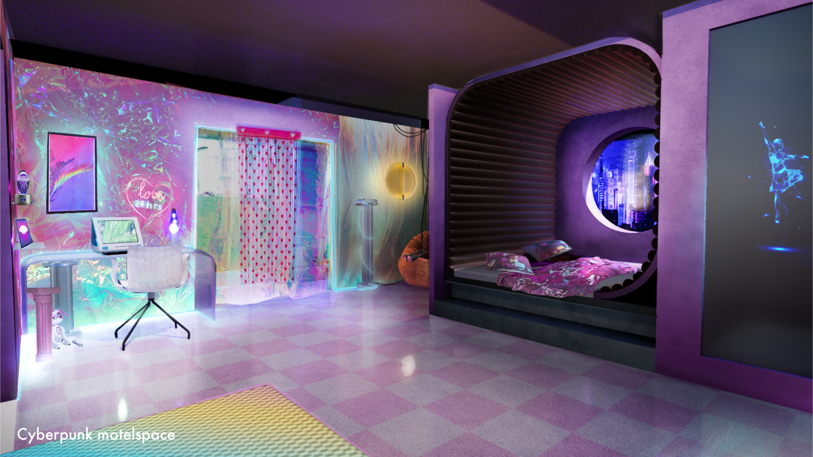 heart-of-cyberpunk-girls-room – HK ARTION